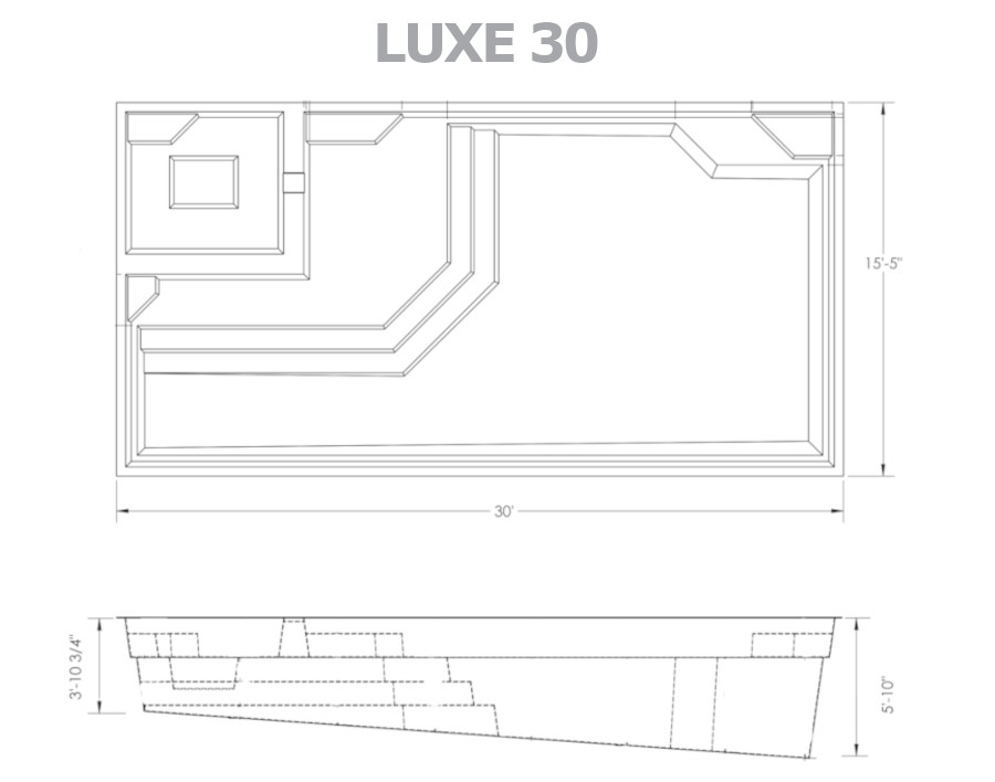 Aquamarine Pools - Exclusive Luxe Model from AVIVA Pools builder ...