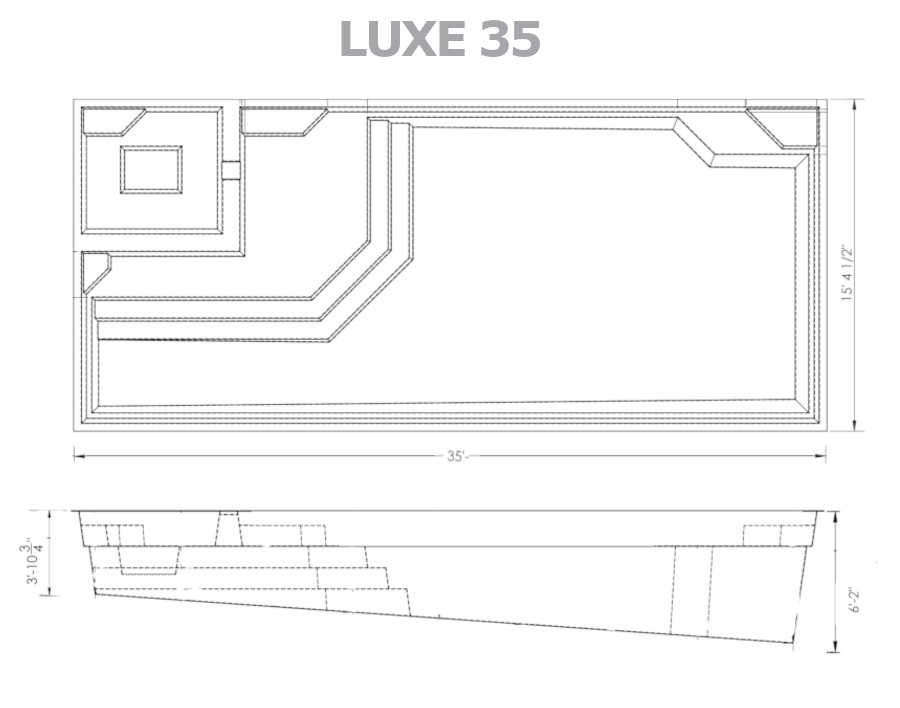 Aquamarine Pools - Exclusive Luxe Model from AVIVA Pools builder ...