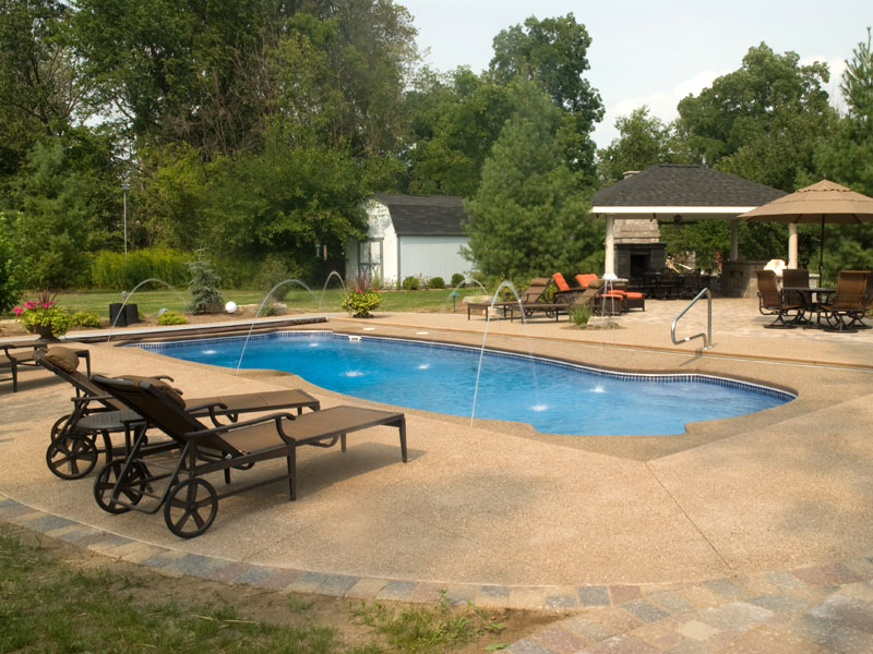 Aquamarine Pools Fiberglass Pools & Spas | Trilogy Pools Freeform Model ...