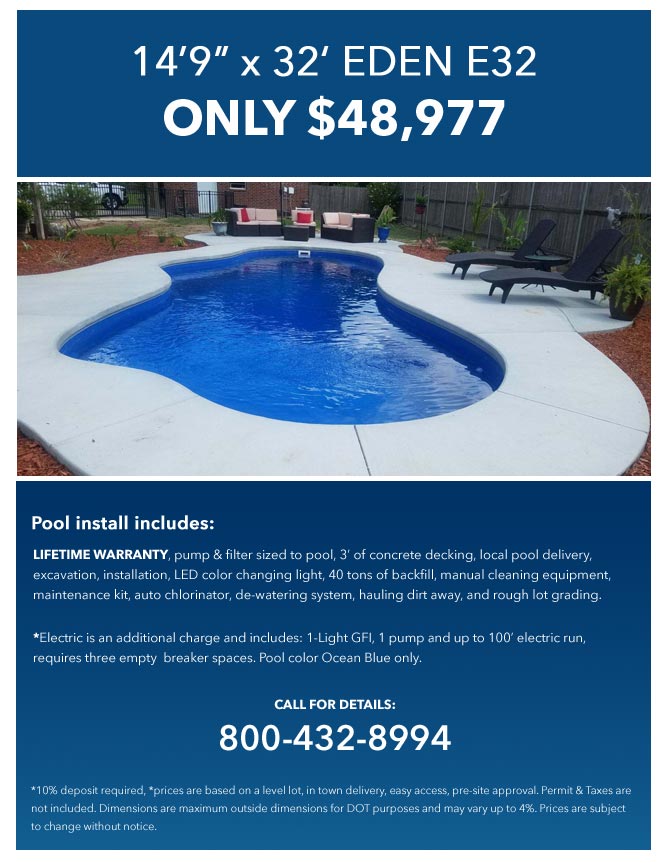 Aqua Pools Fiberglass Pools & Spas - Swimming Pool Specials for Austin ...